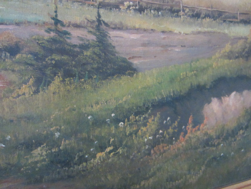 E Birk Dutch Landscape Impressionist Signed Oil On Canvas – Designer ...