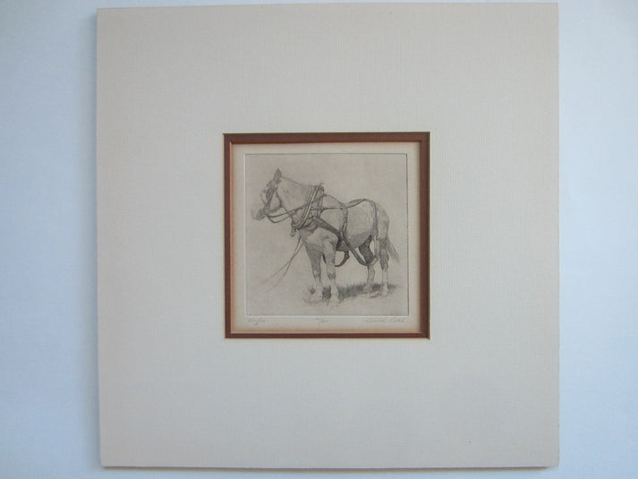 A Gualoh Gerald Lubeck Equestrian Signed Lithograph LE Titled Muffin ...