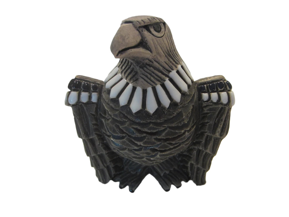 Bald Eagle Native Artesania Rinconada Peruvian Modern Art Signed Statu ...