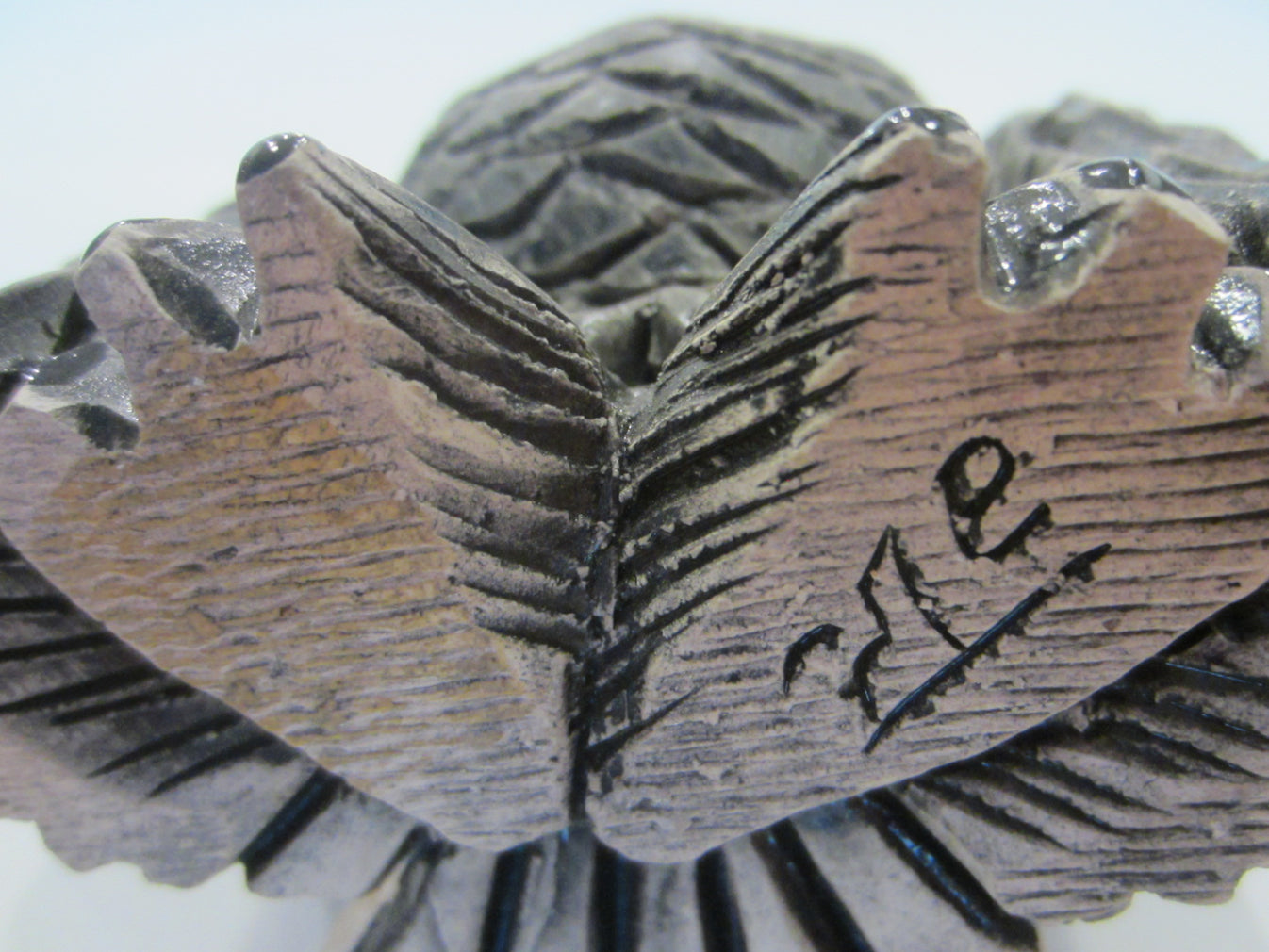 Bald Eagle Native Artesania Rinconada Peruvian Modern Art Signed Statu ...