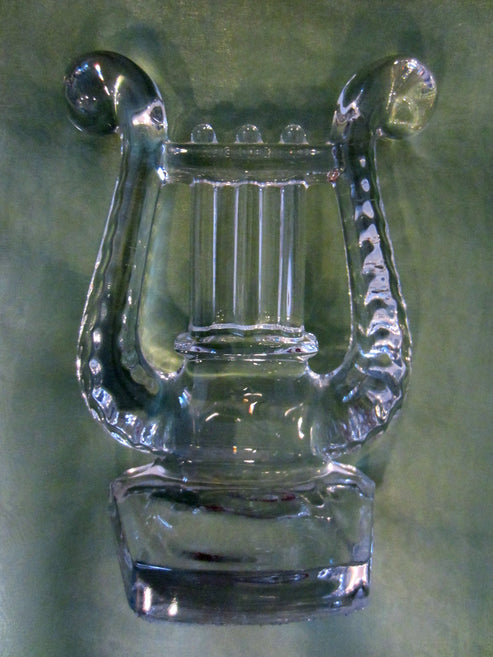 Mid Century Glass Modern Harp Sculpture – Designer Unique Finds
