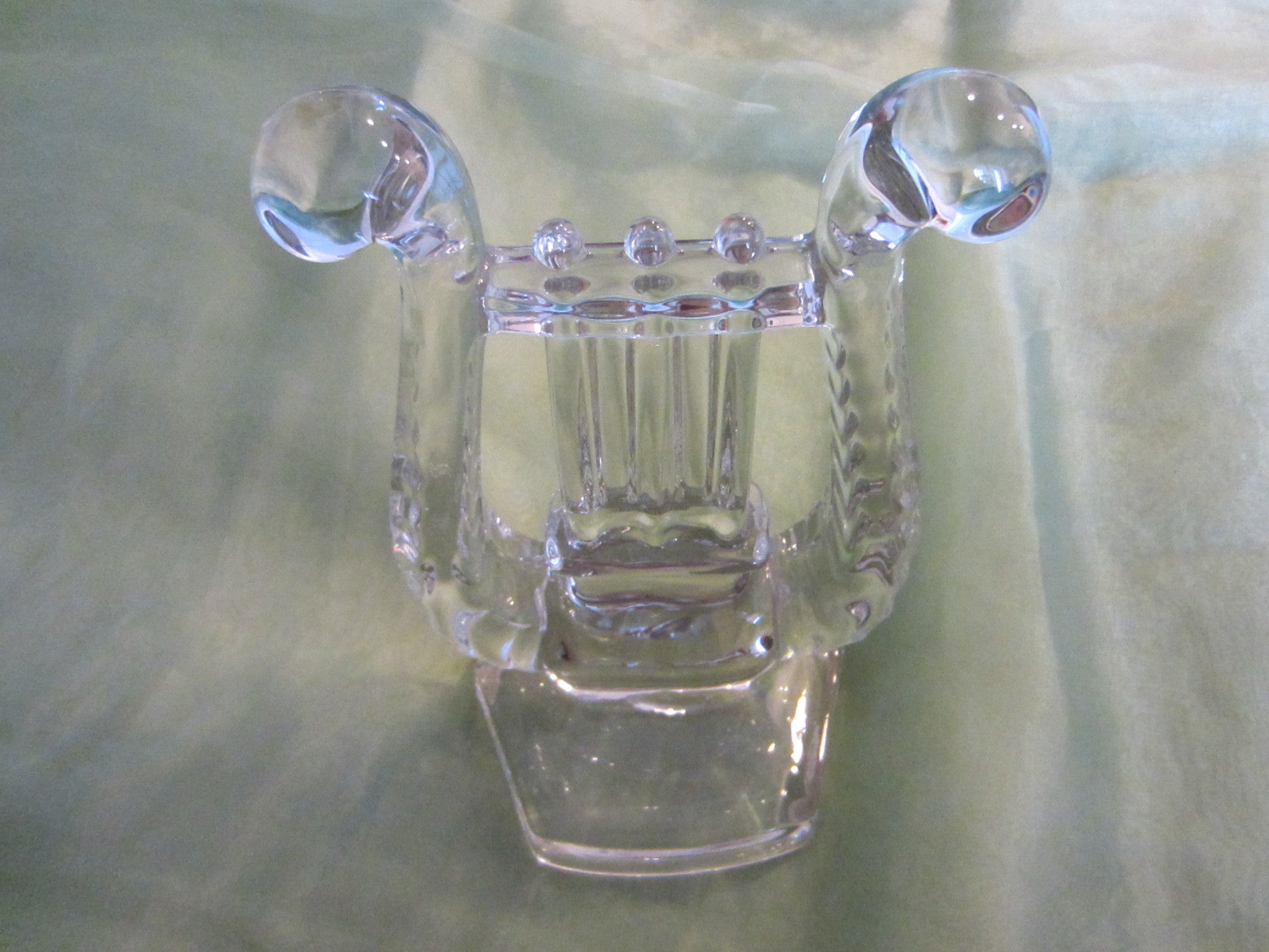 Mid Century Glass Modern Harp Sculpture – Designer Unique Finds