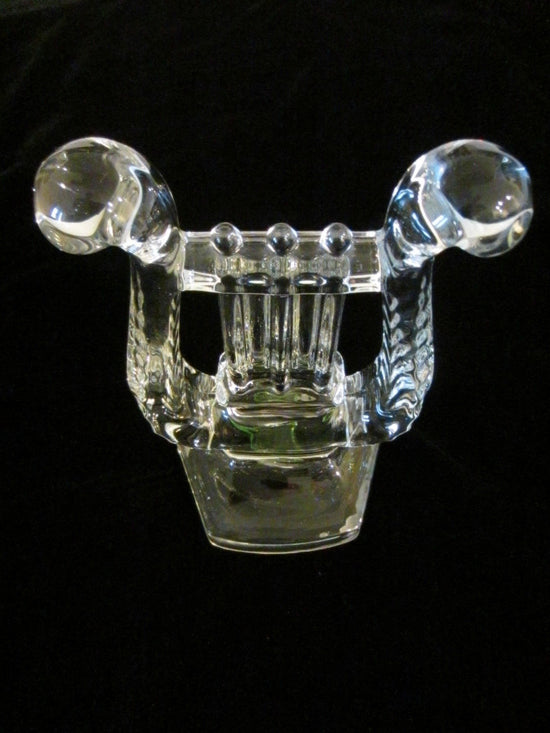 Mid Century Glass Modern Harp Sculpture – Designer Unique Finds