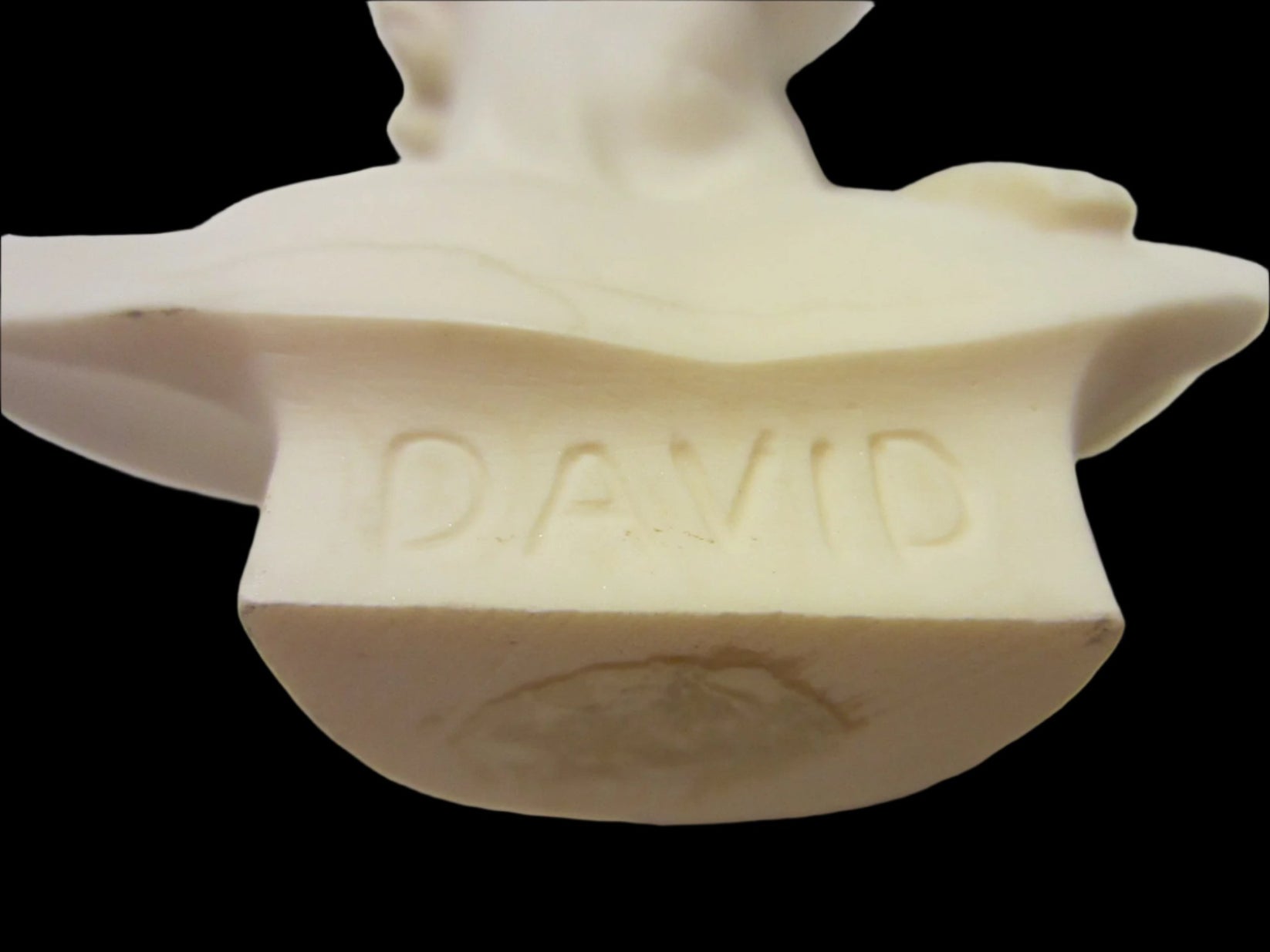 A Gianelli Volterra David Bust Signed Alabaster Sculpture – Designer ...