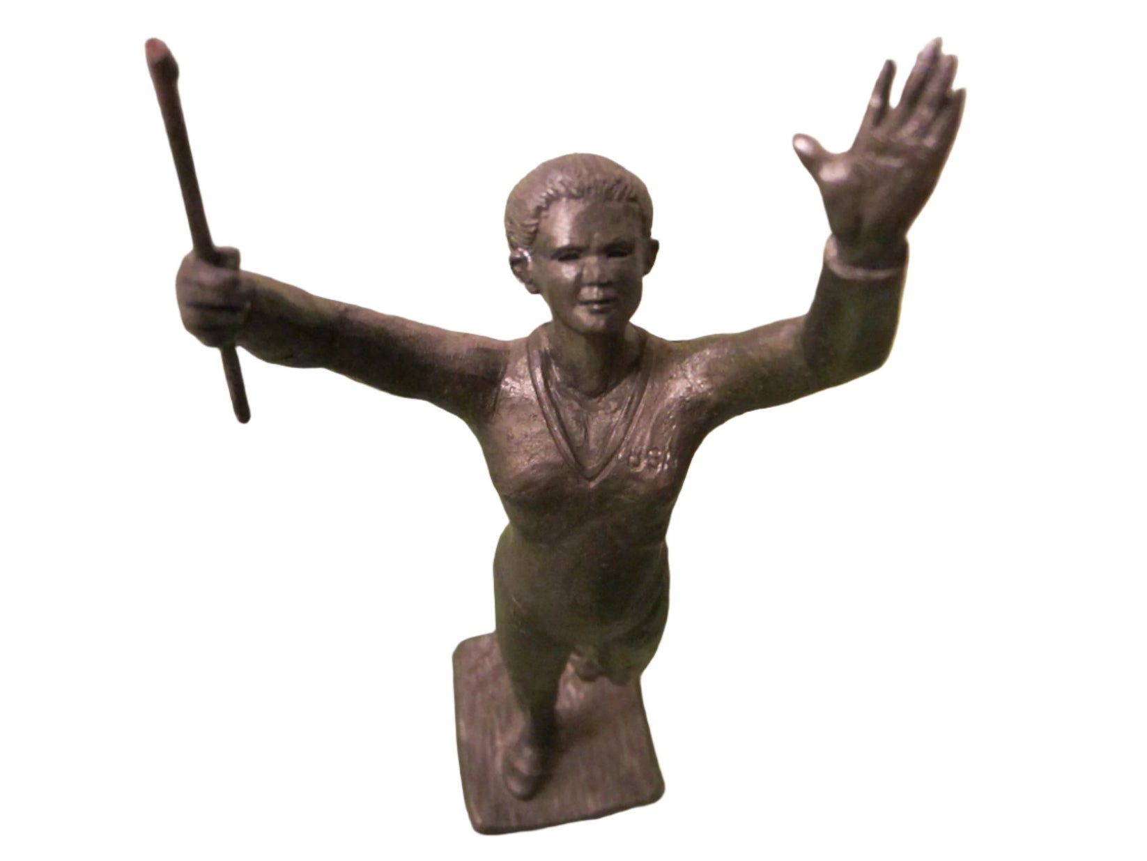 Ricker Mid Century Modern American Olympian Pewter Signature Statue ...