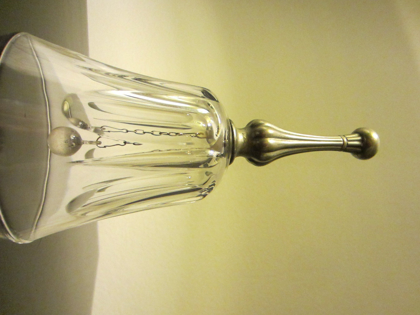 Leonard Italy Silver Plated Crystal Bell Emboss Mark – Designer Unique ...