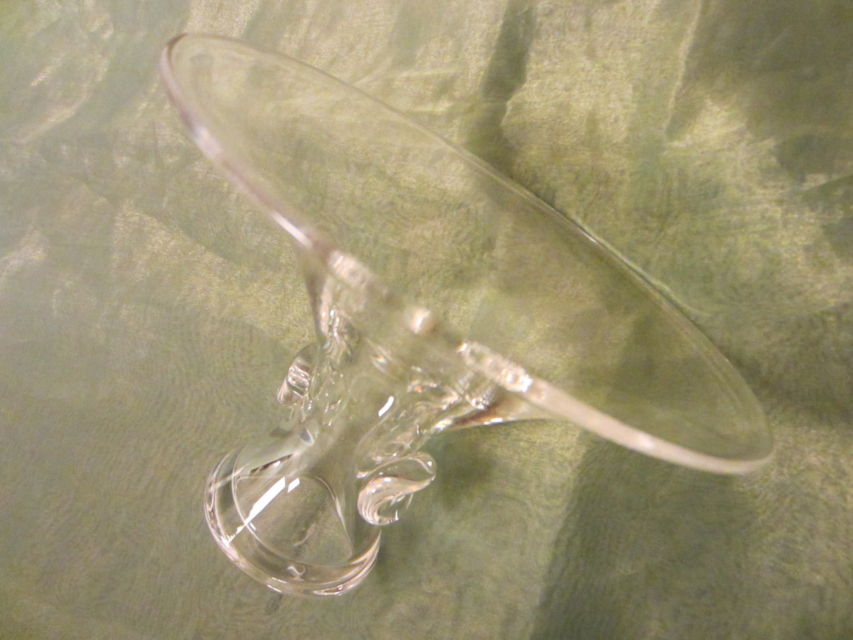 Steuben Glass Signed Pedestal Bouquet Stem Vase – Designer Unique Finds