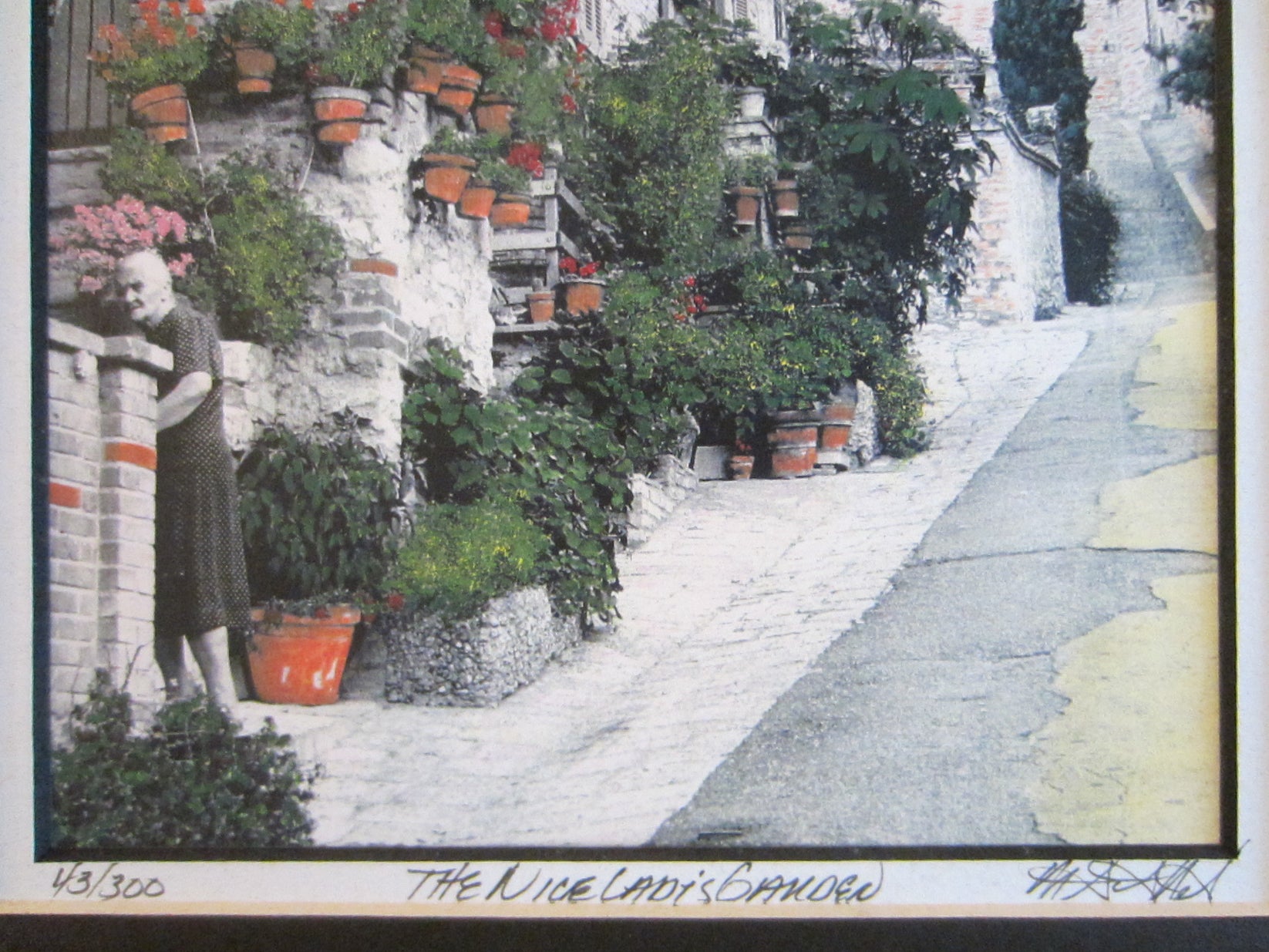 The Nice Lady Garden Limited Edition Signed Landscape Lithograph ...