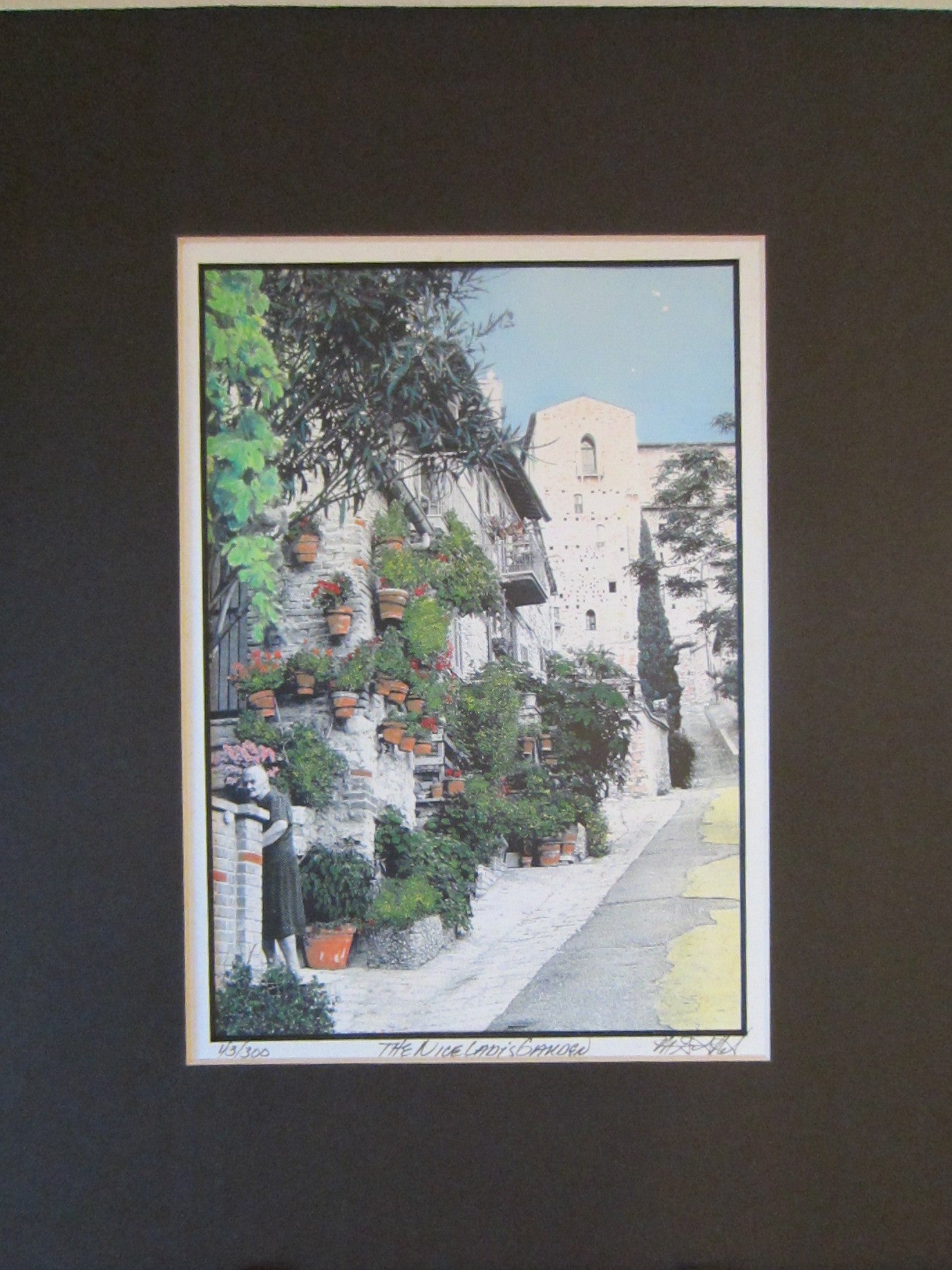 The Nice Lady Garden Limited Edition Signed Landscape Lithograph ...