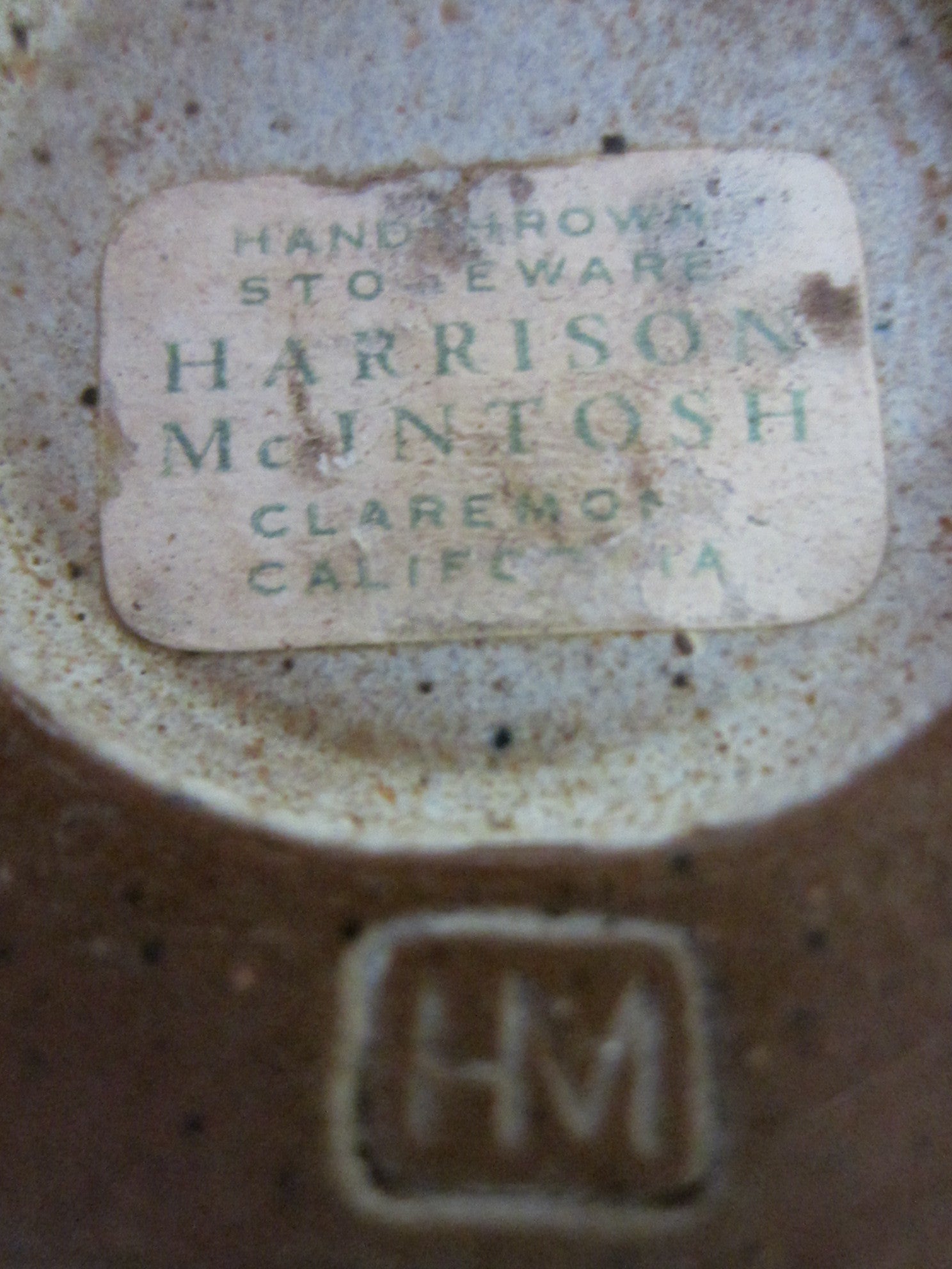 Harrison McIntosh Stoneware Claremont California Signed Vase – Designer ...
