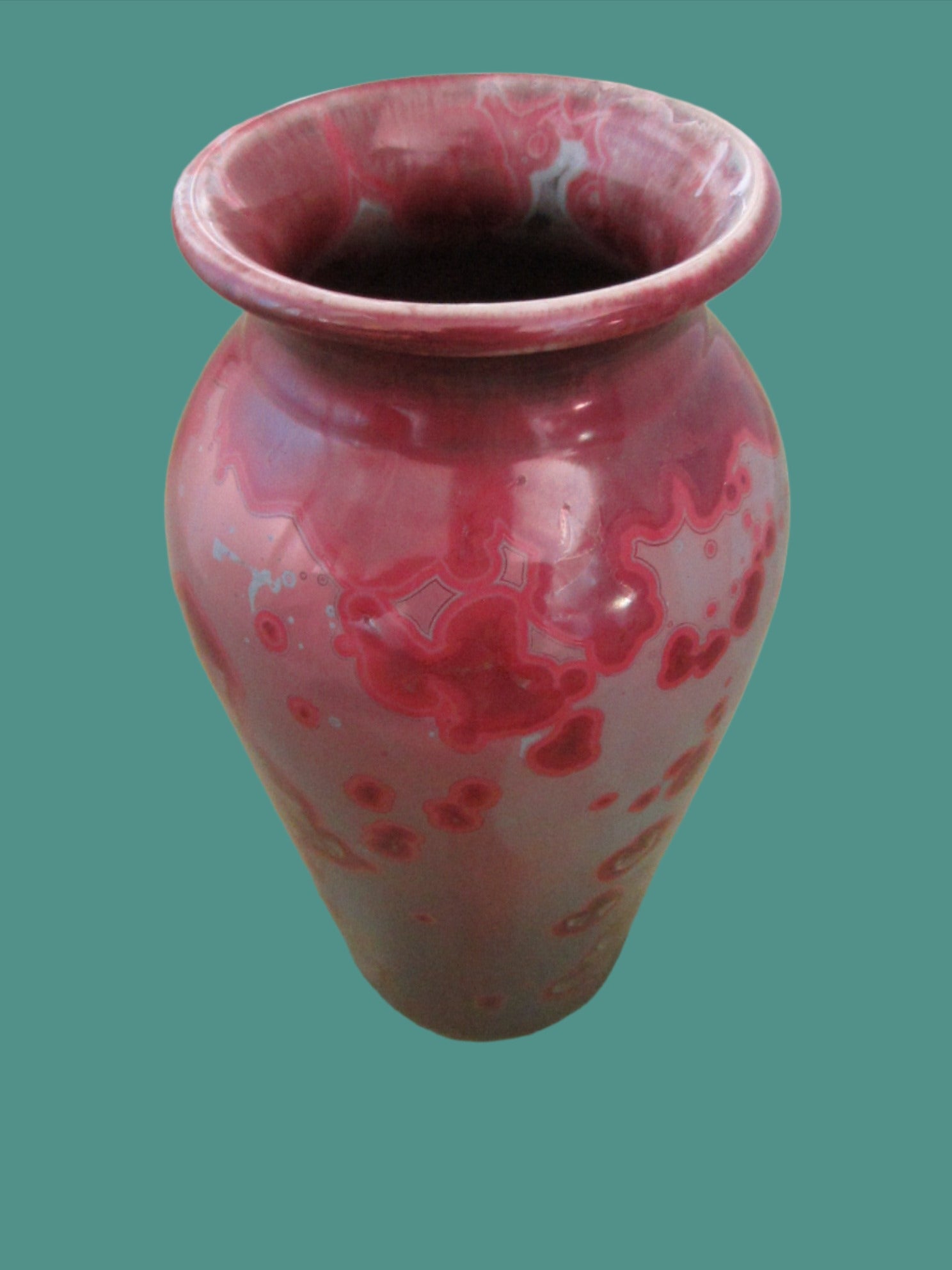 Jon Price Crystalline Ceramic Vase Signed by Laguna Beach Artist ...