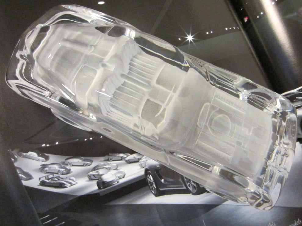 West Germany Hof Bauer Crystal Convertible Car Signed Paperweight ...