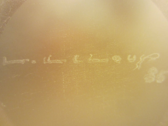 Louis Leloup Rose Incrustation Signature Belgian Glass Vessel by Museu ...