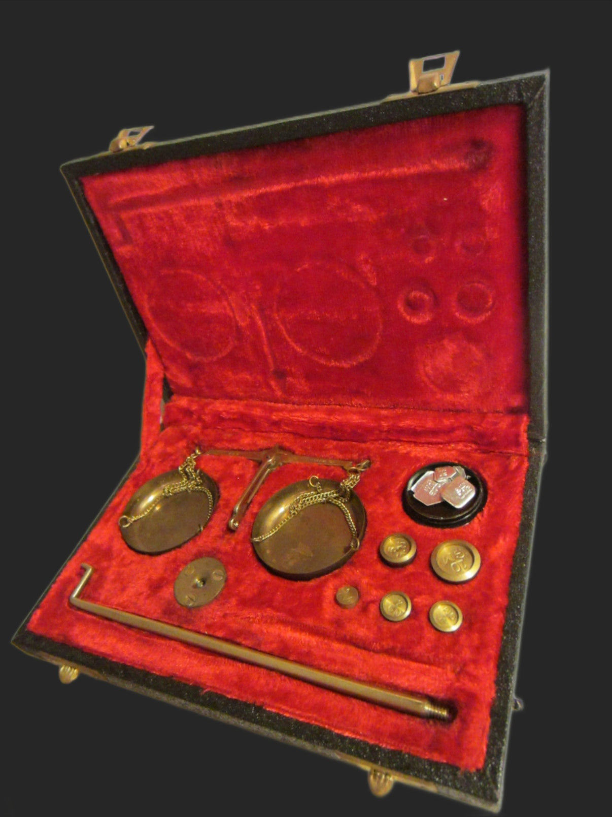 Vintage Jewelry Balance Goldsmith Measuring Scale Nested Case ...