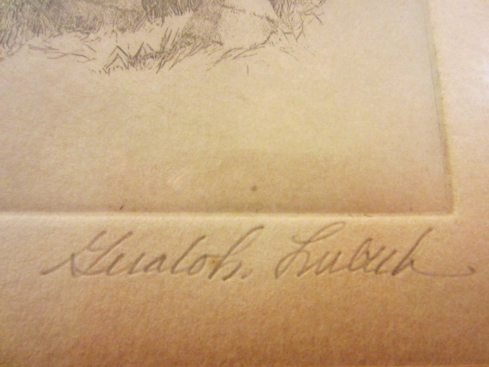 A Gualoh Gerald Lubeck Equestrian Signed Lithograph LE Titled Muffin ...