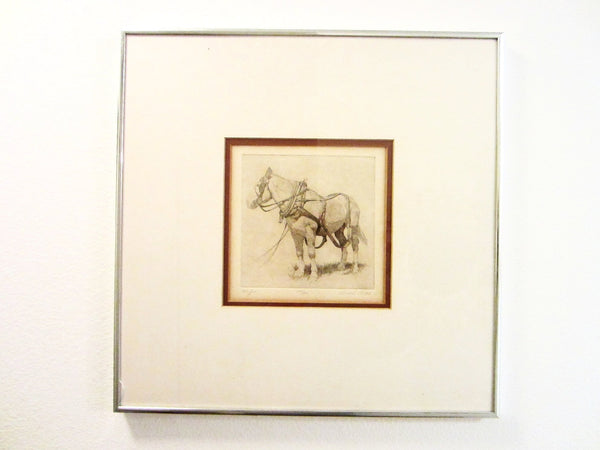 Gualoh Gerald Lubeck Equestrian Signed Lithograph LE Titled Muffin ...