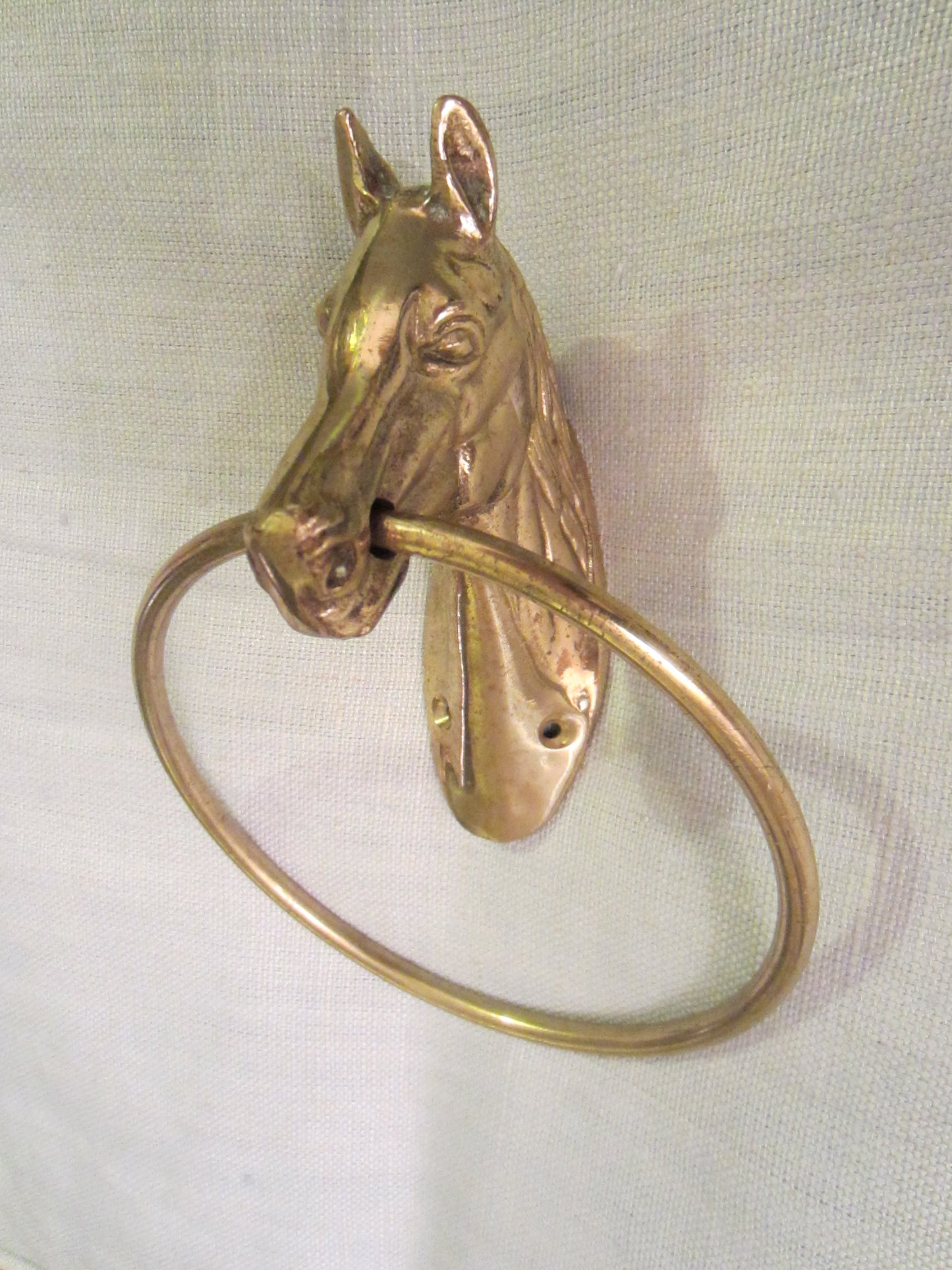 Modern Brass Rack With Head of A Horse Towel Rack – Designer Unique Finds