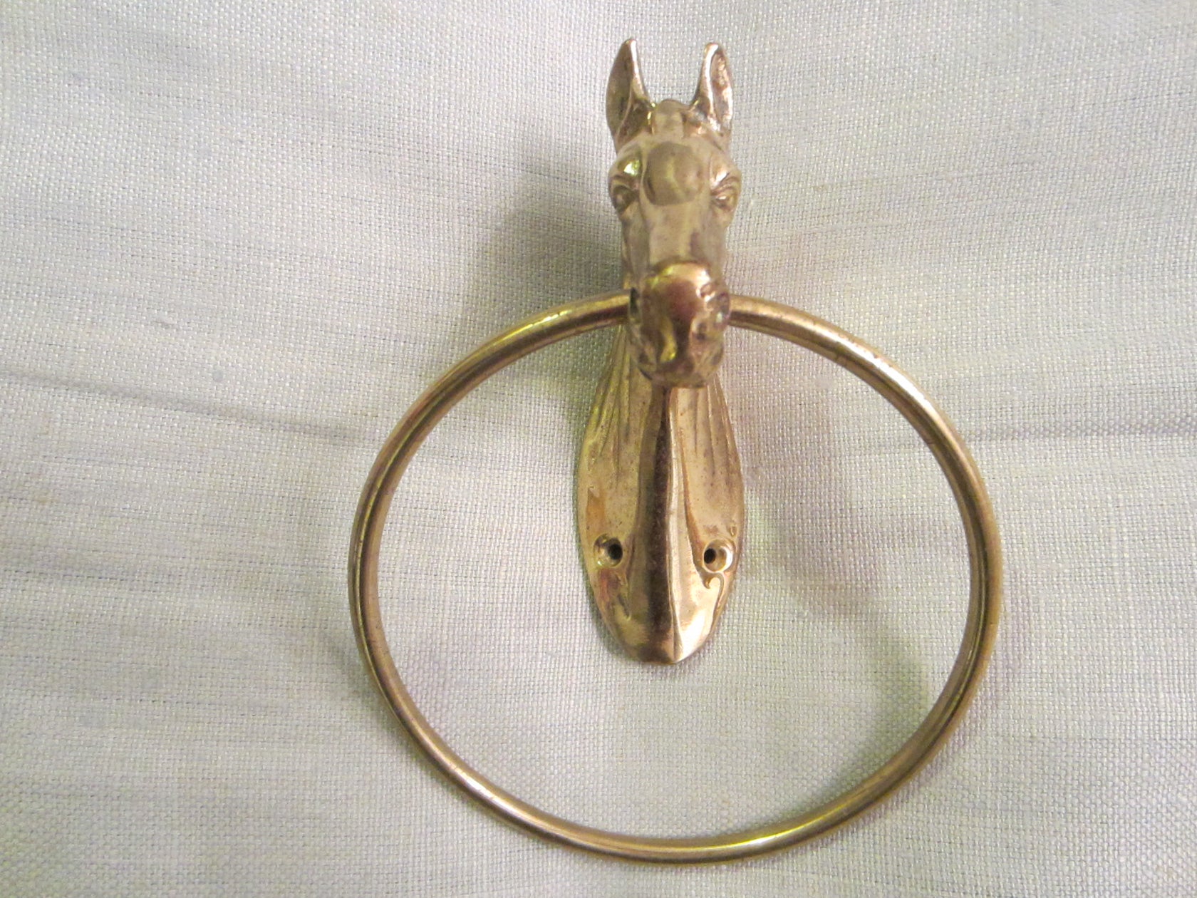 Modern Brass Rack With Head of A Horse Towel Rack – Designer Unique Finds