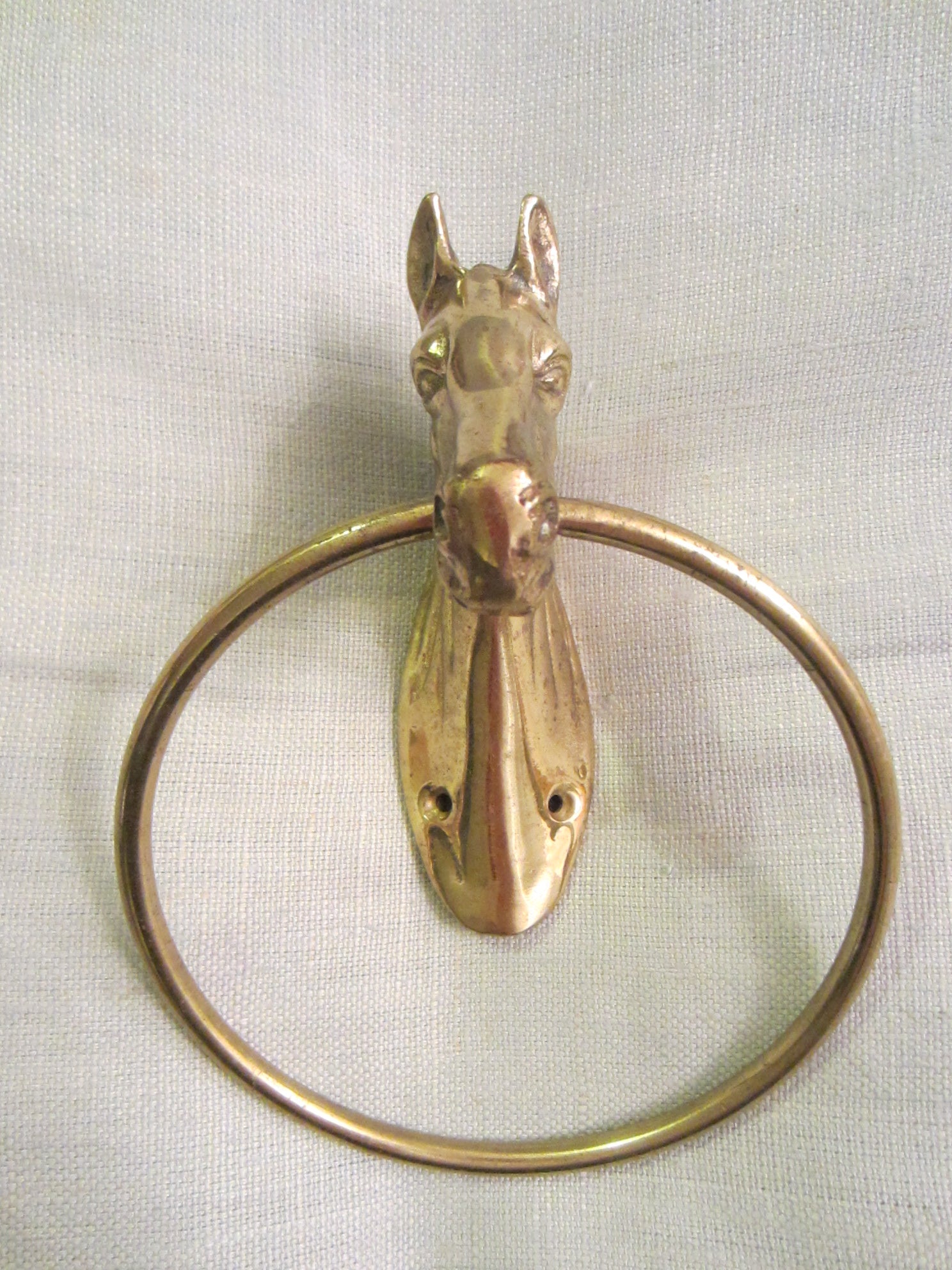 Modern Brass Rack With Head of A Horse Towel Rack – Designer Unique Finds