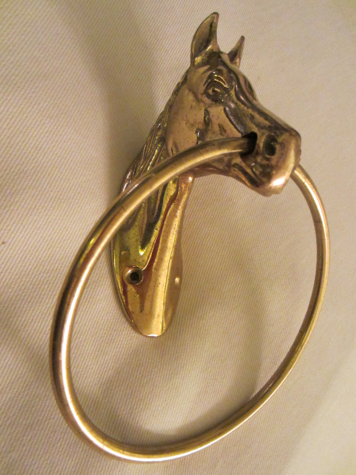 Modern Brass Rack With Head of A Horse Towel Rack – Designer Unique Finds