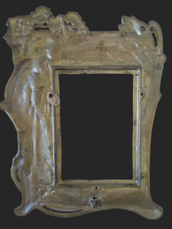 Neo Classical Style Figurative Brass Picture Frame – Designer Unique Finds