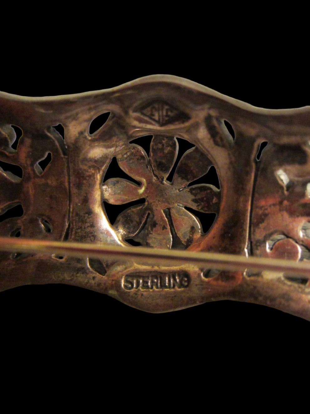 Judith Jack Silver Marcasite Bar Brooch Marked JJ Sterling – Designer ...