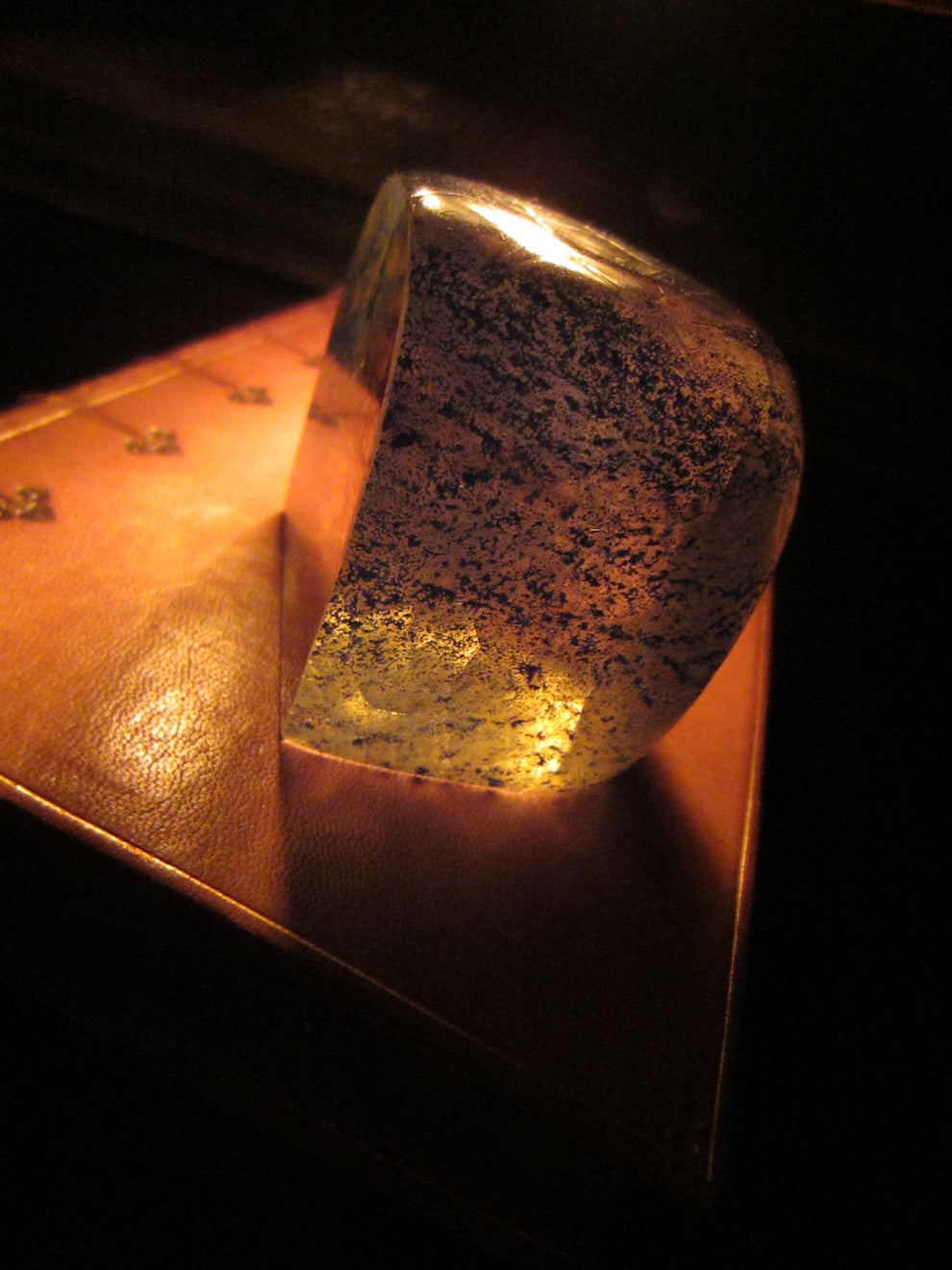 Aztec Style Textured Glass Figurative Paperweight Religious Inspire ...